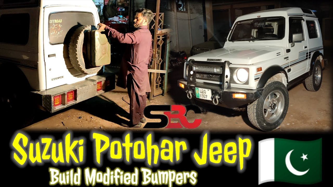 Suzuki Potohar Jeep || Modified Bumpers - YouTube