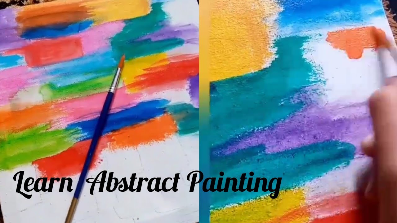 dynamic acrylic painting art||abstract art for decor||learn step by ...