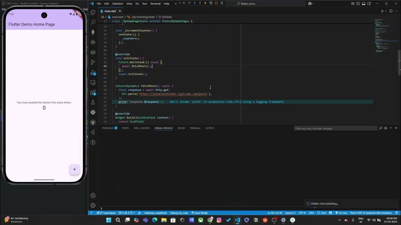 Flutter Async initState in 1 Minute! 🚀 Microtask & Future.Delayed Tutorial (Hindi) - YouTube
