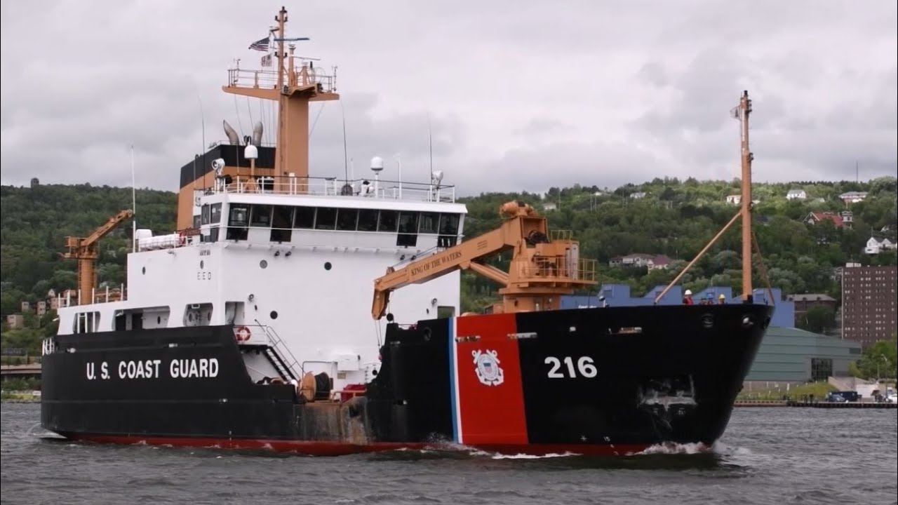 USCGC Alder - Final Farewell to Duluth - YouTube