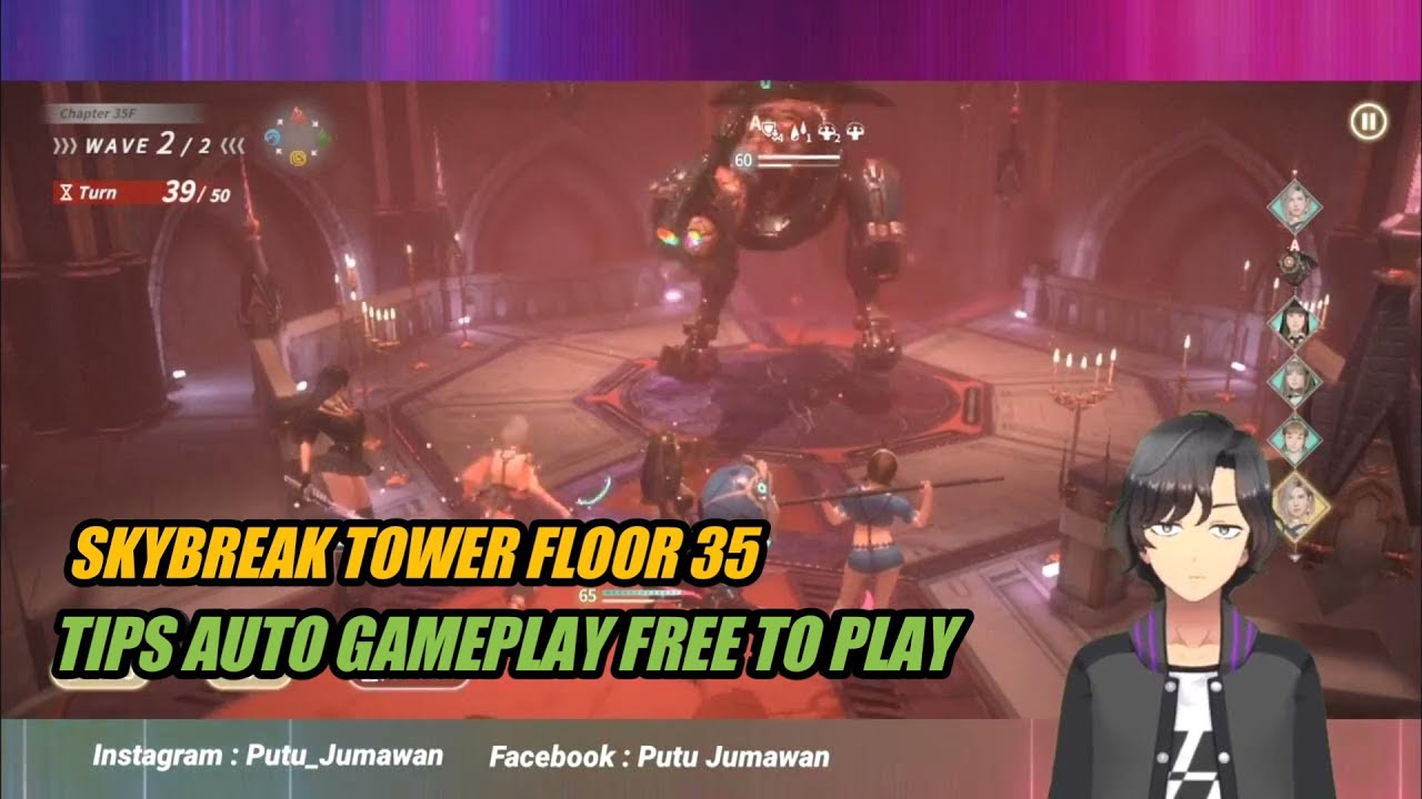 SKYBREAK TOWER FLOOR 35 TIPS GAMEPLAY WITH F2P TEAM! [ Rise of Eros ...
