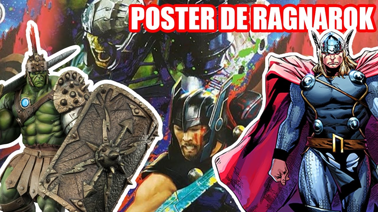 THOR com ELMO e HULK GLADIADOR no POSTER de THOR RAGNAROK - YouTube