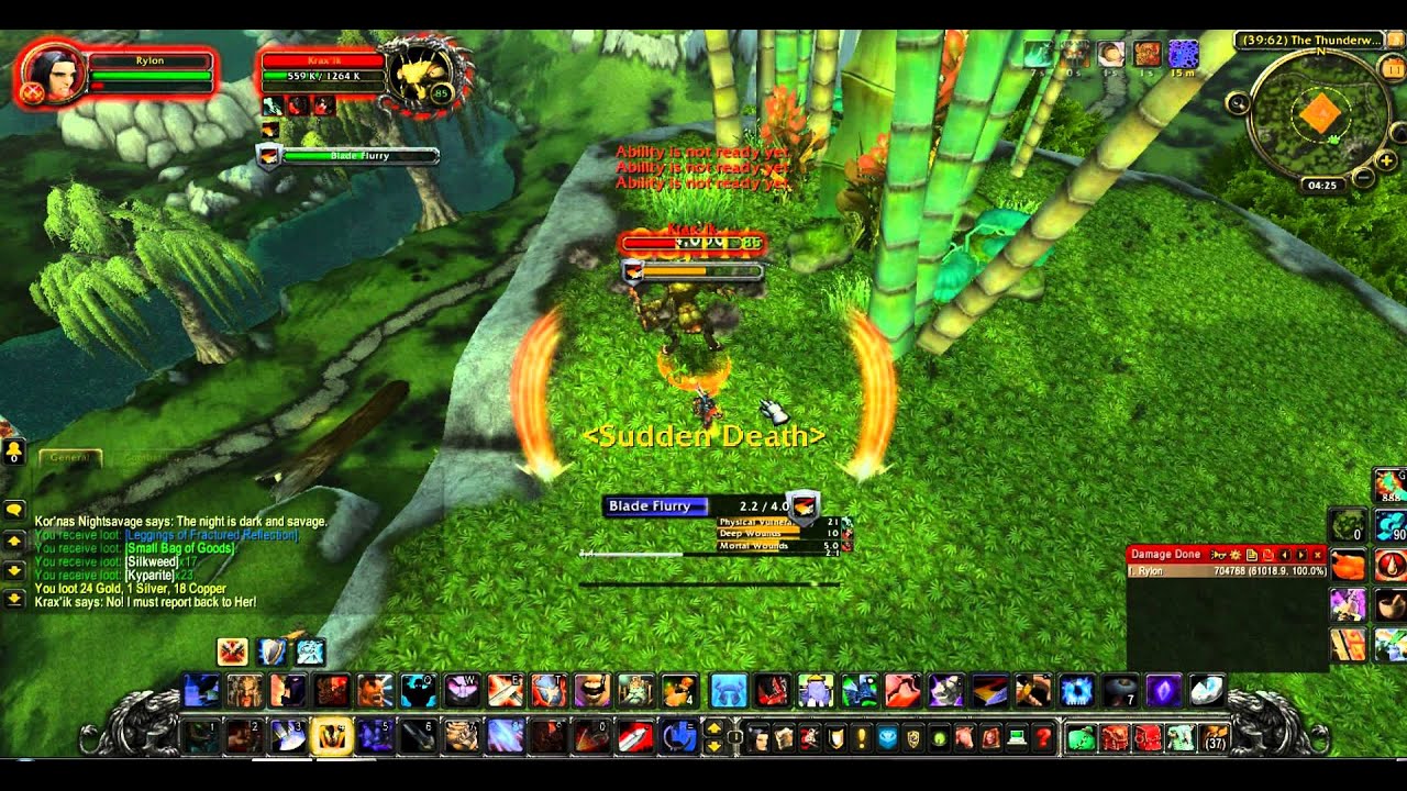 World of warcraft: krax'ik rare spawn - Jade forest. - YouTube