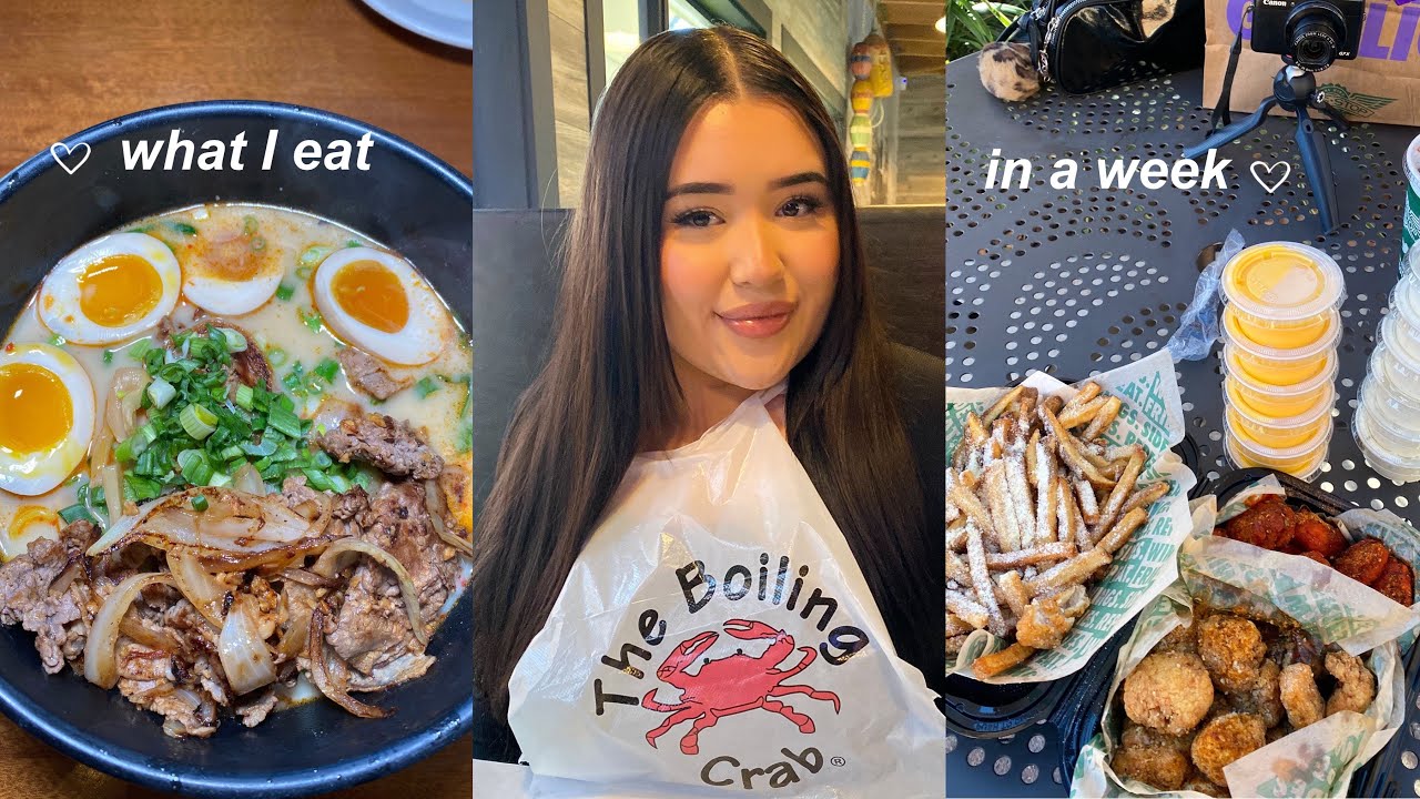 What I eat in a week ♡ ( wingstop, birria tacos &more!) - YouTube