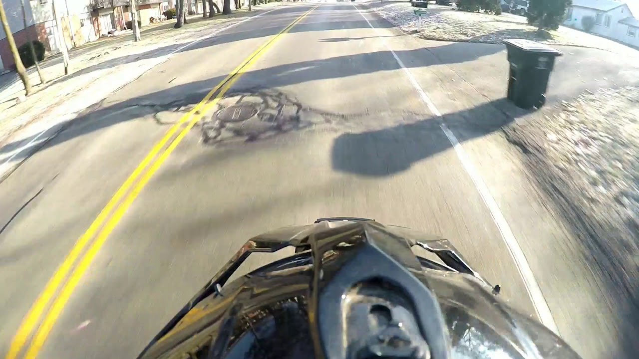 Project Ice Bike - Suzuki GSX1100 with a Polaris 800 storm snowmobile ...