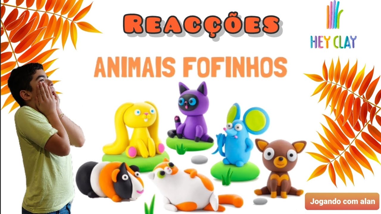 Hey Clay @Hey-clay reacções Animais fofinhos , jogando com alan - YouTube