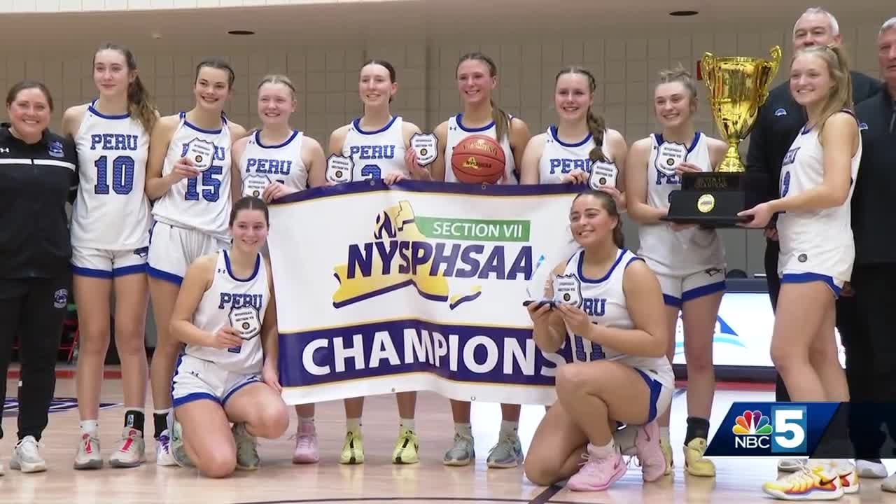 Peru high school girls' basketball wins regular season and sectional ...