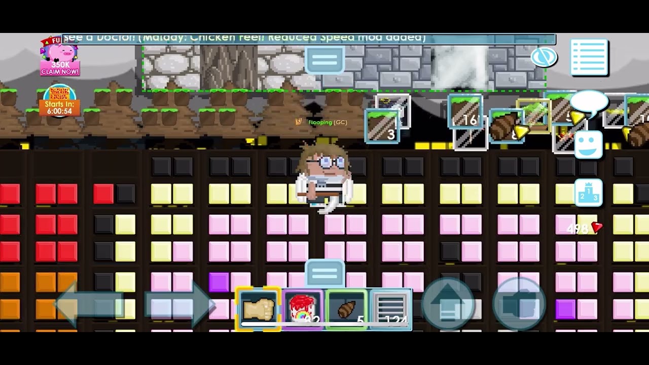 Using 20 hand scythes in growtopia - YouTube