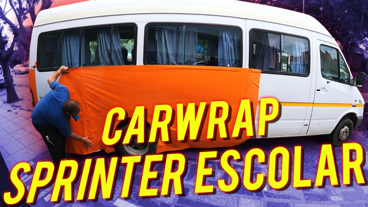 💥PLOTEO una SPRINTER escolar💥 CarWrapping - YouTube