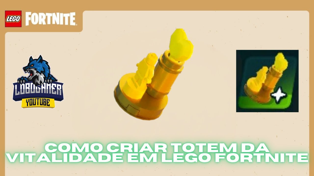 Como criar Totem da Vitalidade em LEGO Fortnite - YouTube