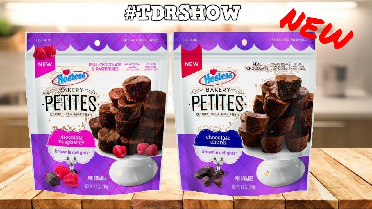 HOSTESS - Chocolate Raspberry Brownie Delights & Chocolate Chunk ...