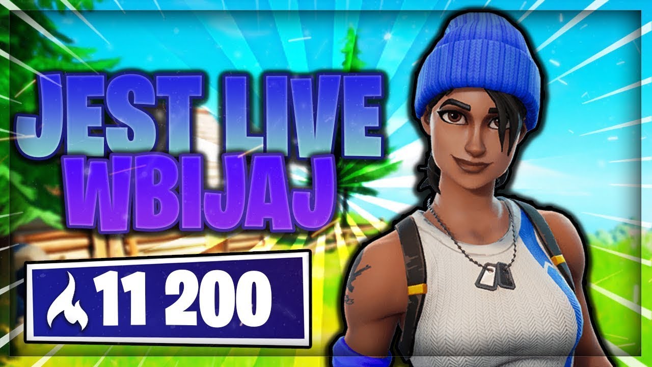 🔴fortnite Z Widzami Wpadaj ZagraĆ Fortnite Live Polska Youtube