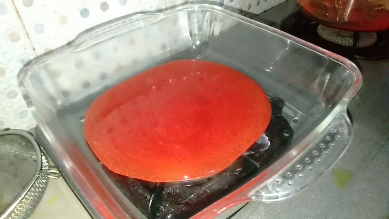 cara membuat permen jelly tomat (UNP) - YouTube