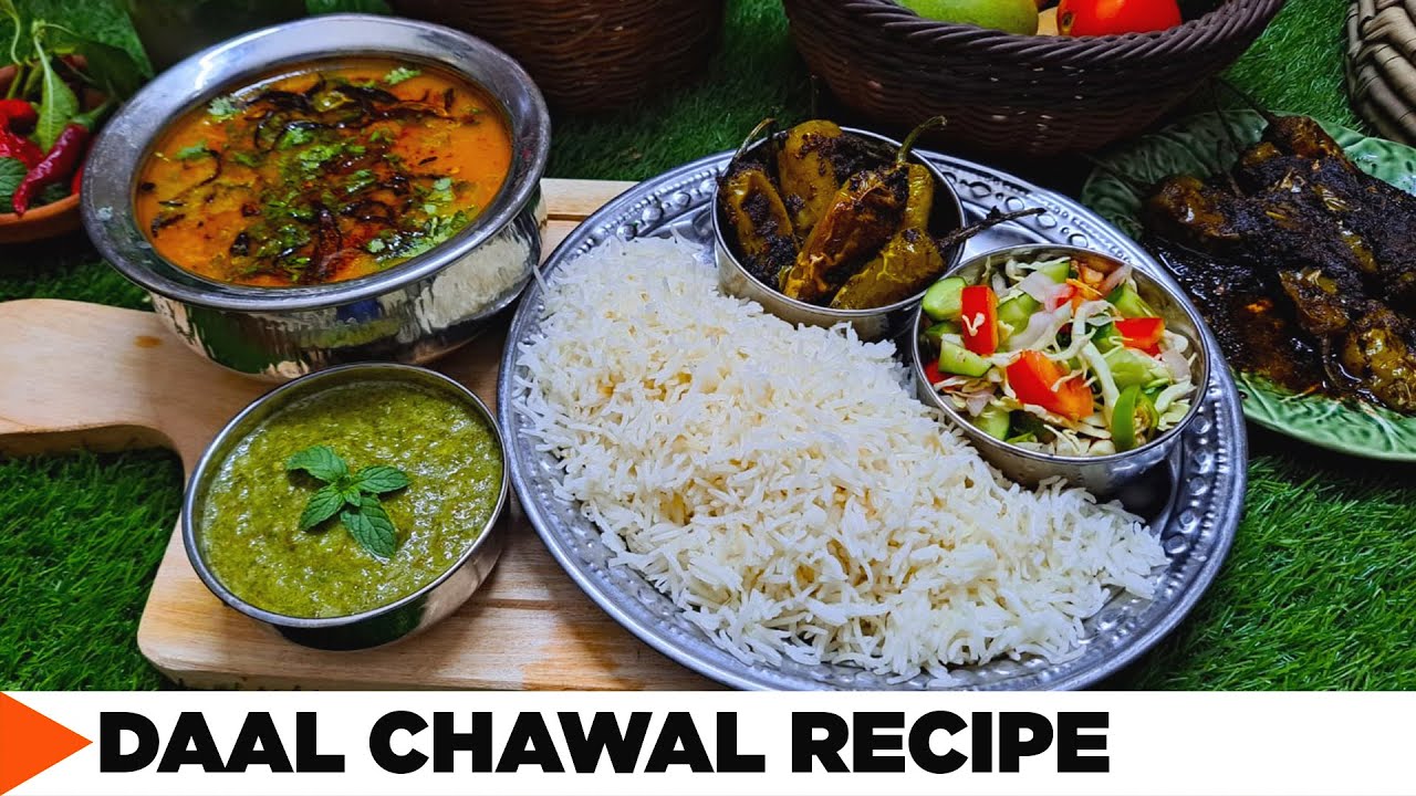 Dal Chawal Recipe | Perfect Summer Meal with Tali Hui Mirchain and ...