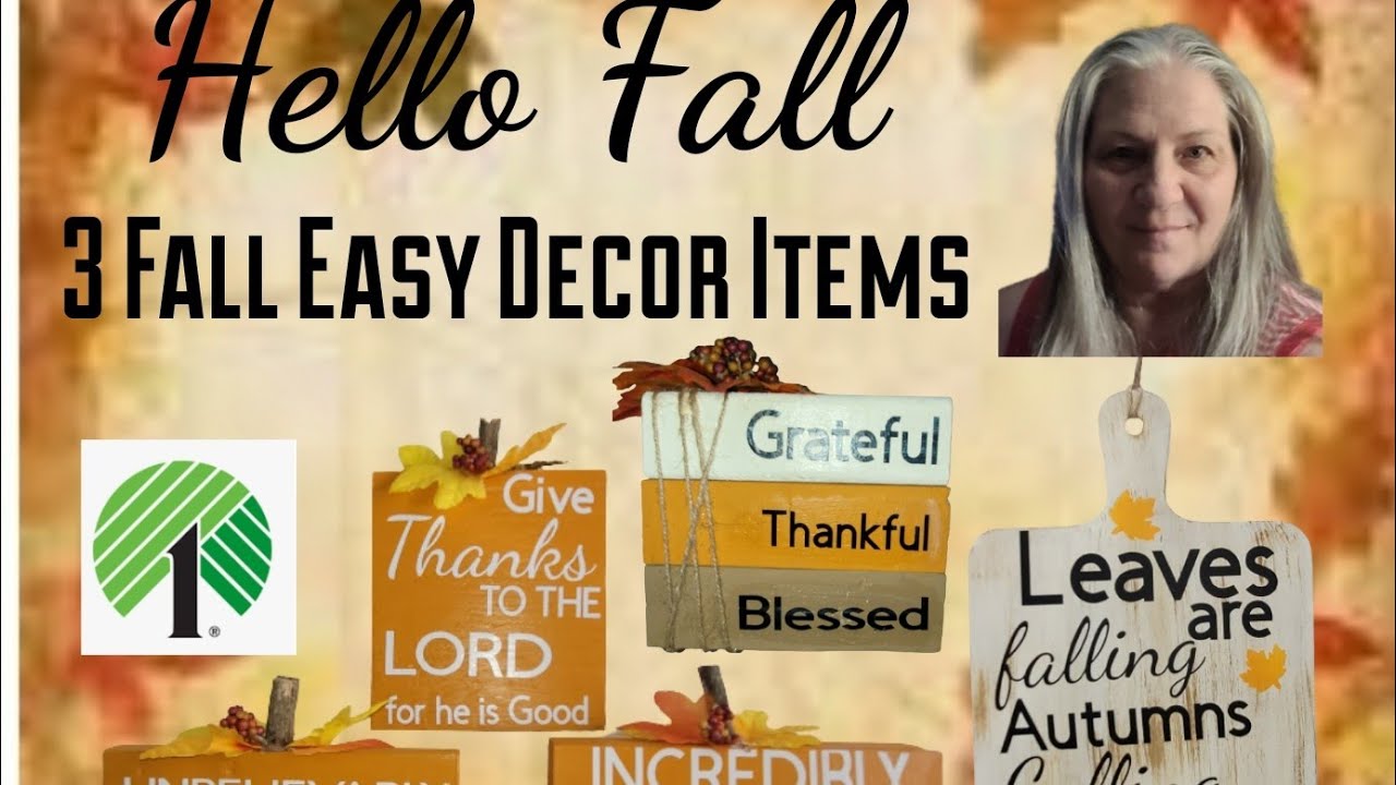 HELLO FALL | SCRAP WOOD FALL DECOR | DOLLAR TREE CUTTING BOARD DECOR ...