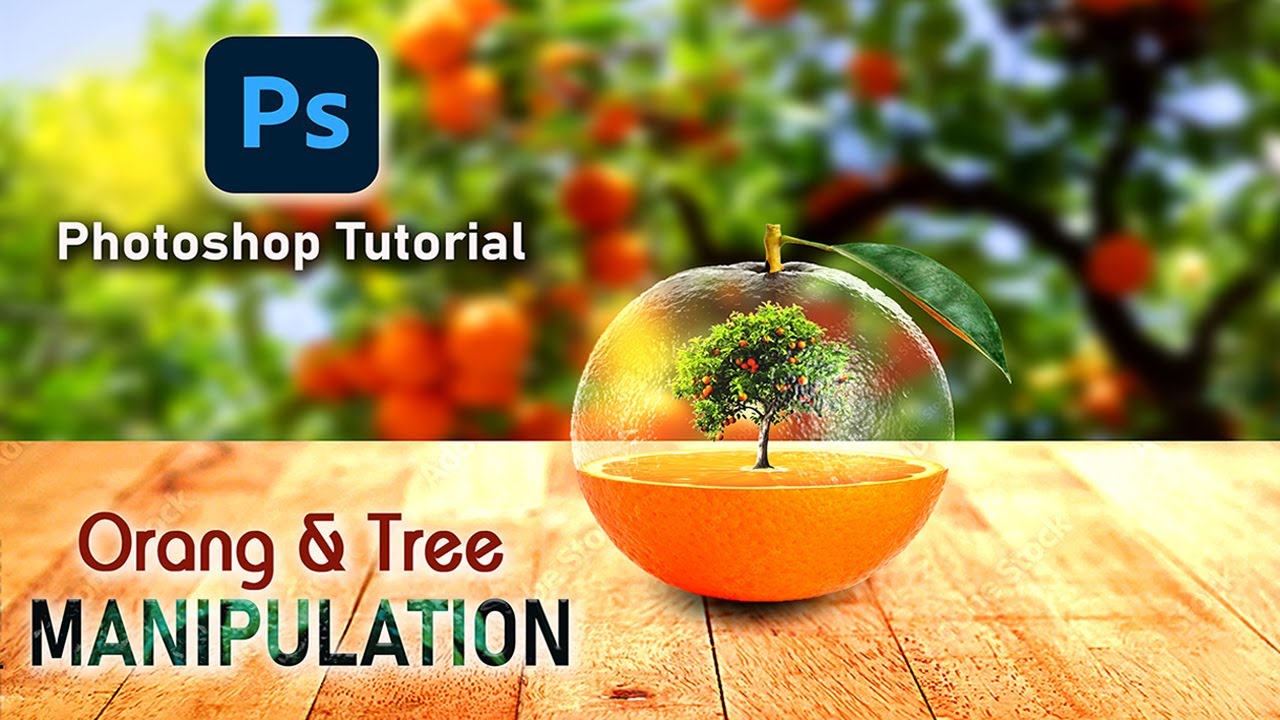ORANGE & TREE MANIPULATION || PHOTOSHOP TUTORIAL - YouTube