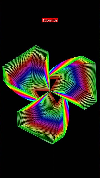 3D Hexagon {Irregular} Shape using Python Turtle Graphics,Python Coding ...