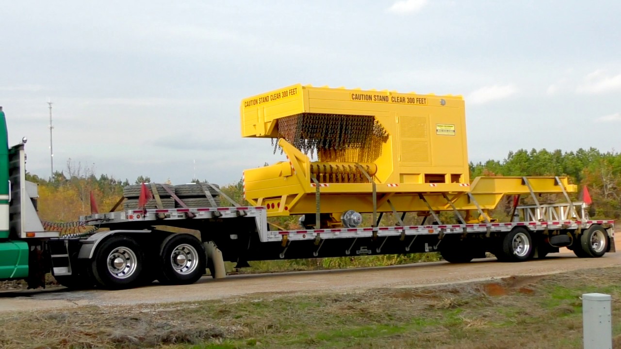 Loading a Delimbinator to go to Minnesota - YouTube