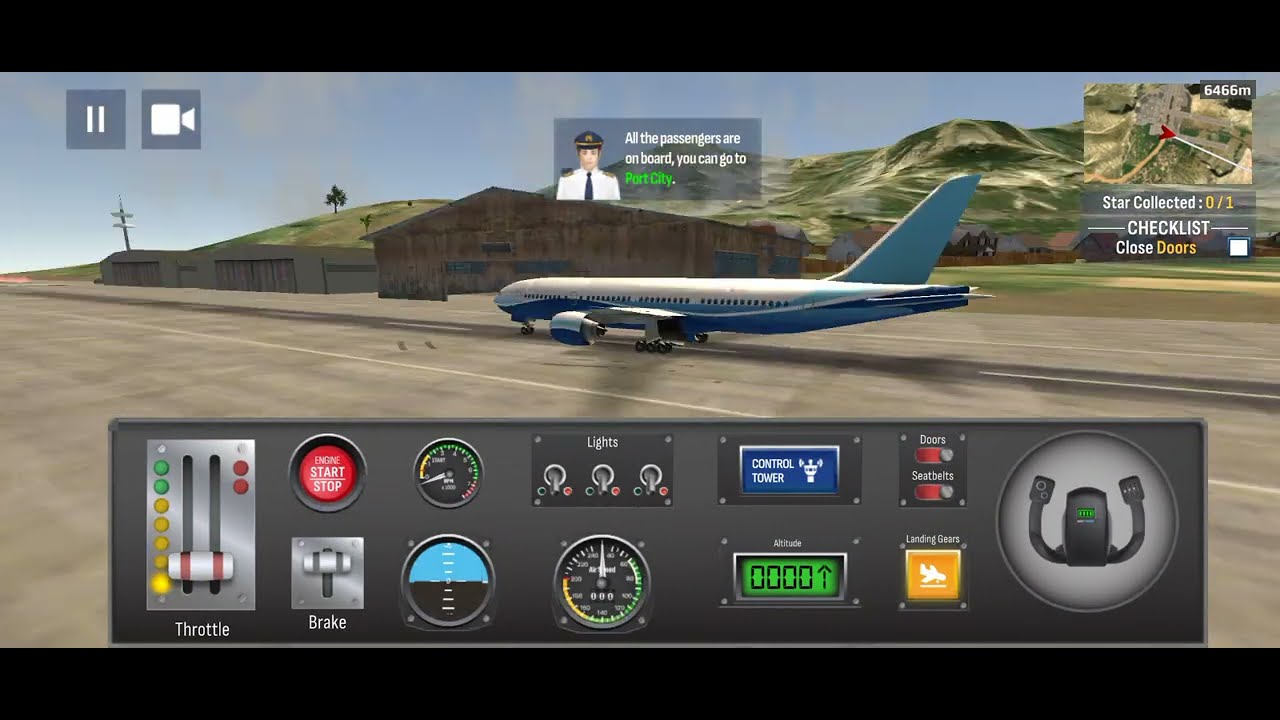 Airplane Pro: Flight simulator - Passenger Game - Police Car Driving ...