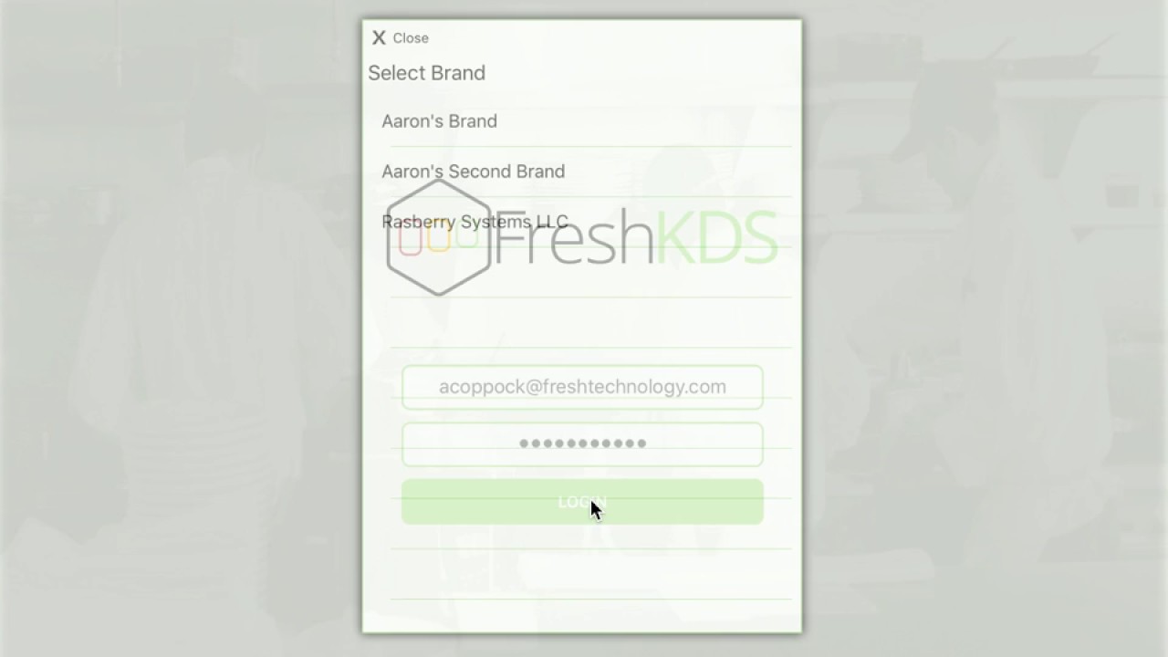 Fresh KDS 2.0 - Demo - YouTube