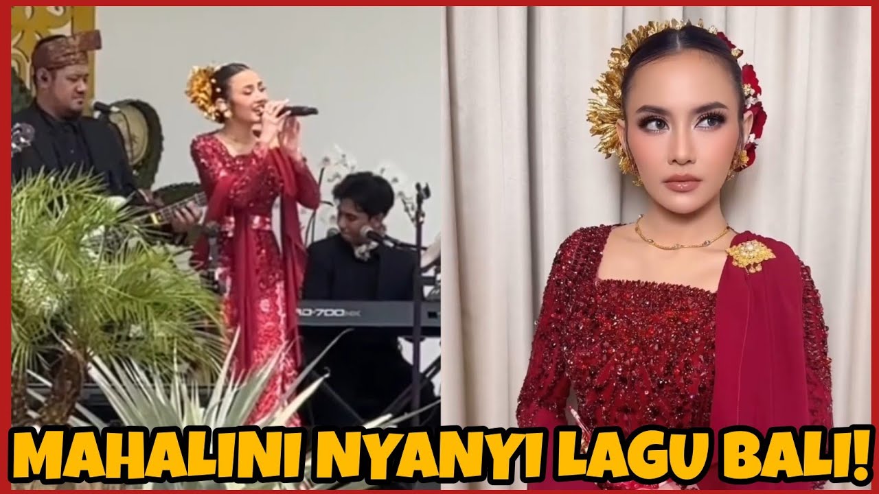 MAHALINI RAHARJA NYANYI LAGU BALI "JANGI JANGER" DI ISTANA NEGARA ...