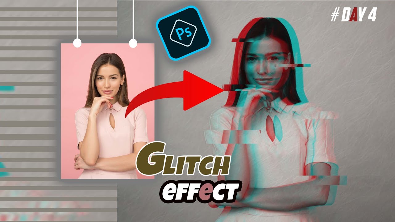 how to create glitch effect in photoshop CC #glitch #effects #photoshop ...