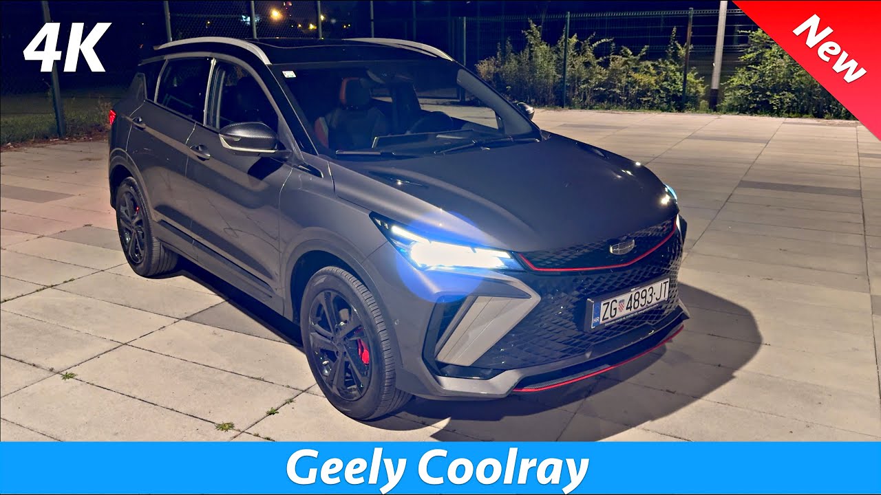 Geely Coolray 2024 First look at Night 4K (Exterior - Interior) Night ...