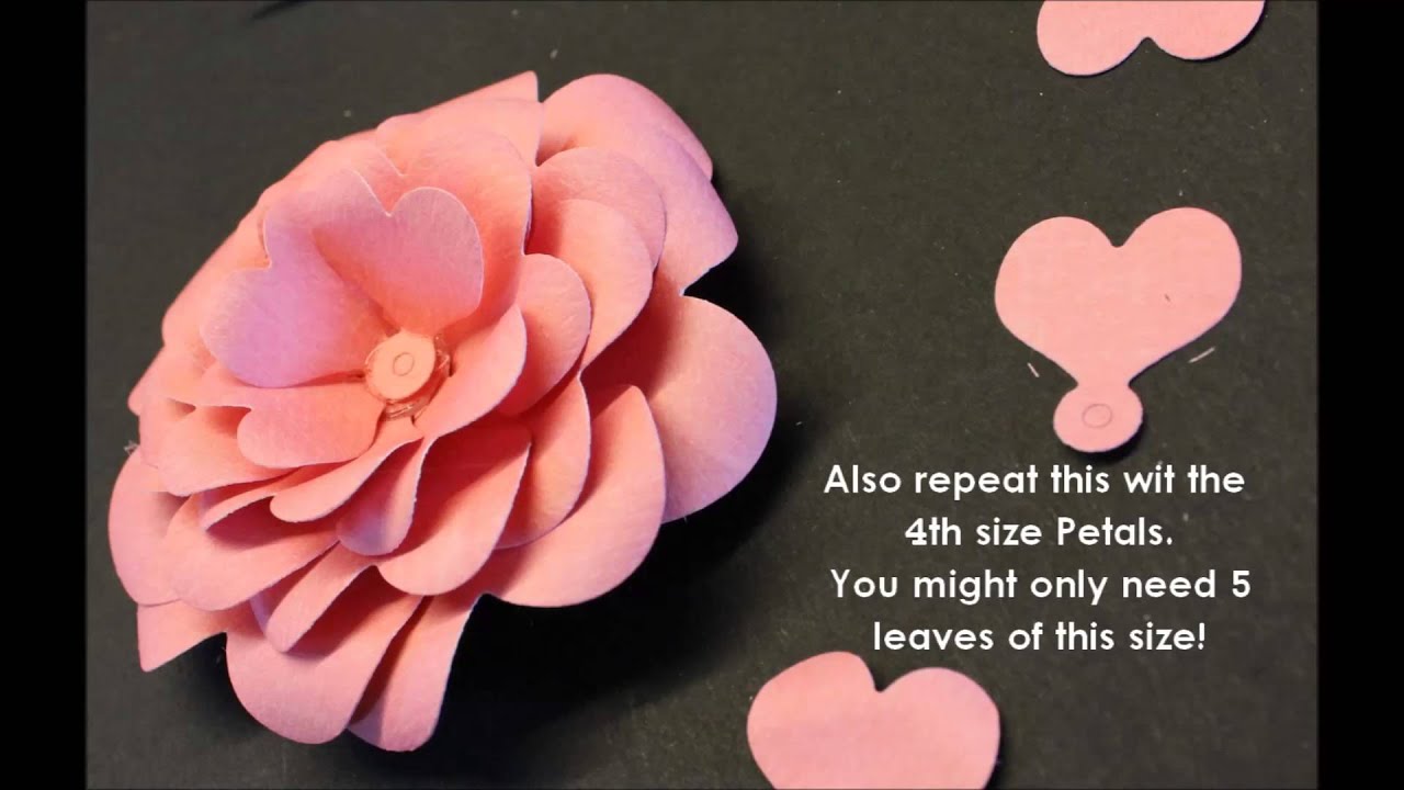 Workshop Crealies rozen maken/how to make roses - YouTube