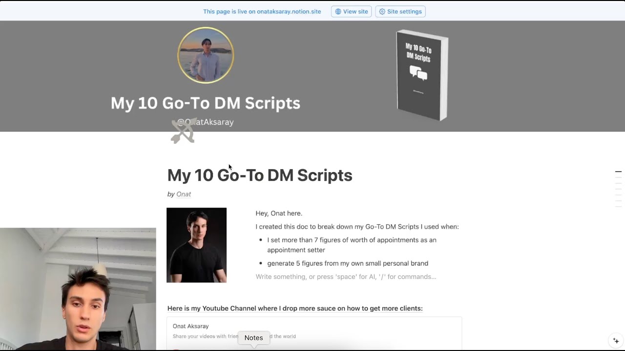 My 10 Go To Dm Scripts Booking 500+ Sales Calls - YouTube