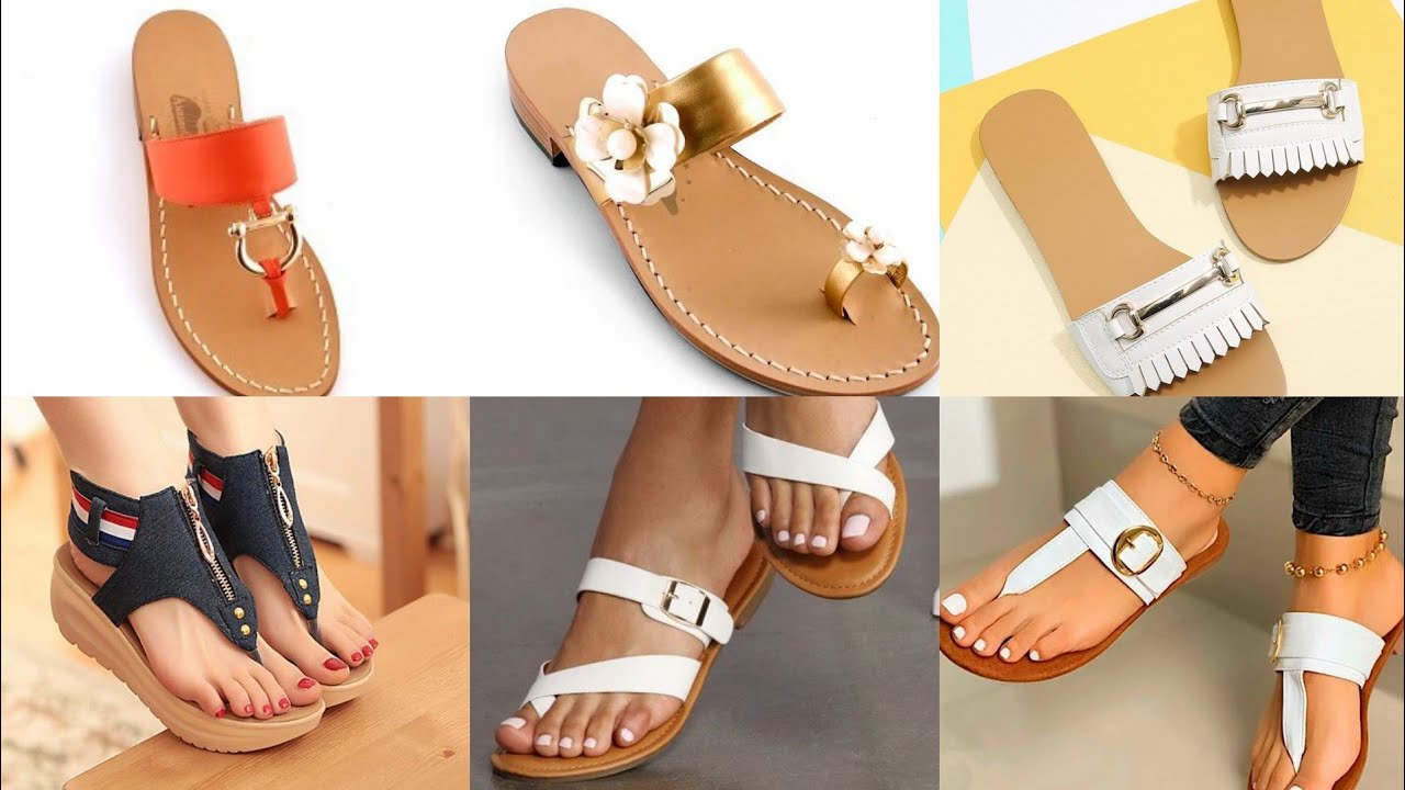 latest and beautiful girls first choice sandal designing ideas - YouTube