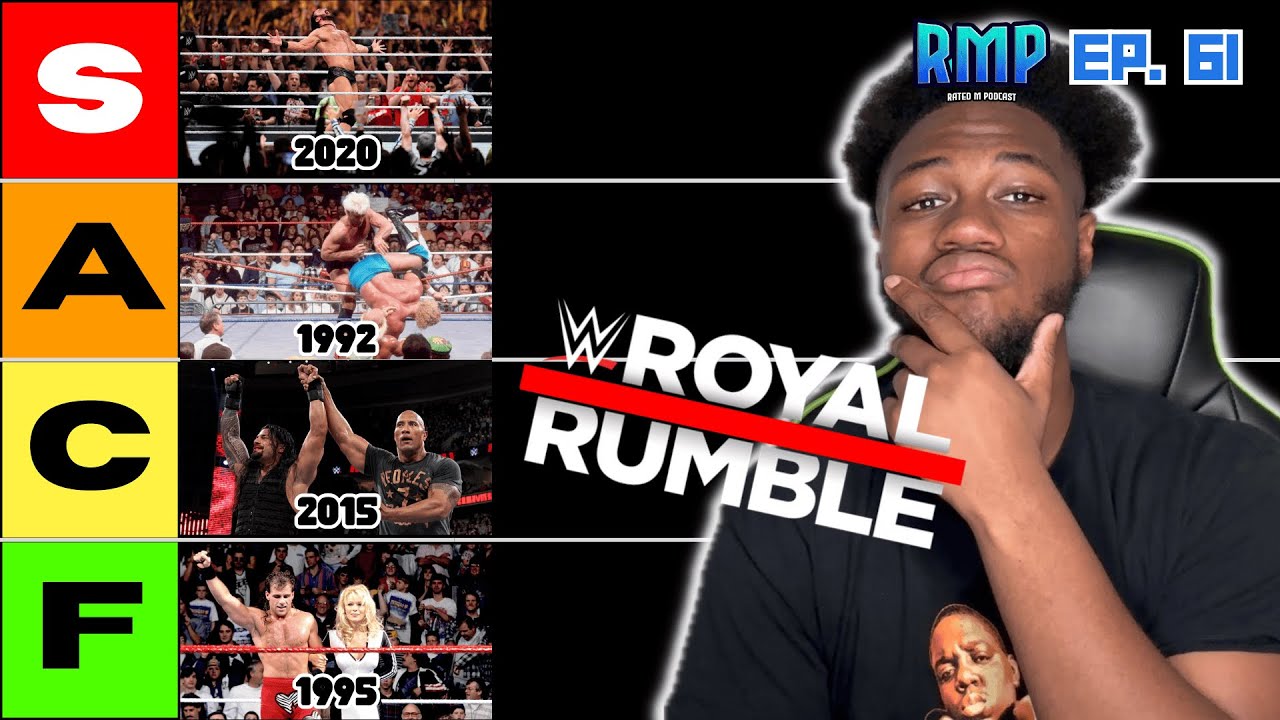 Tier Ranking Every Wwe Royal Rumble Match Rated M Podcast Ep 61 3720