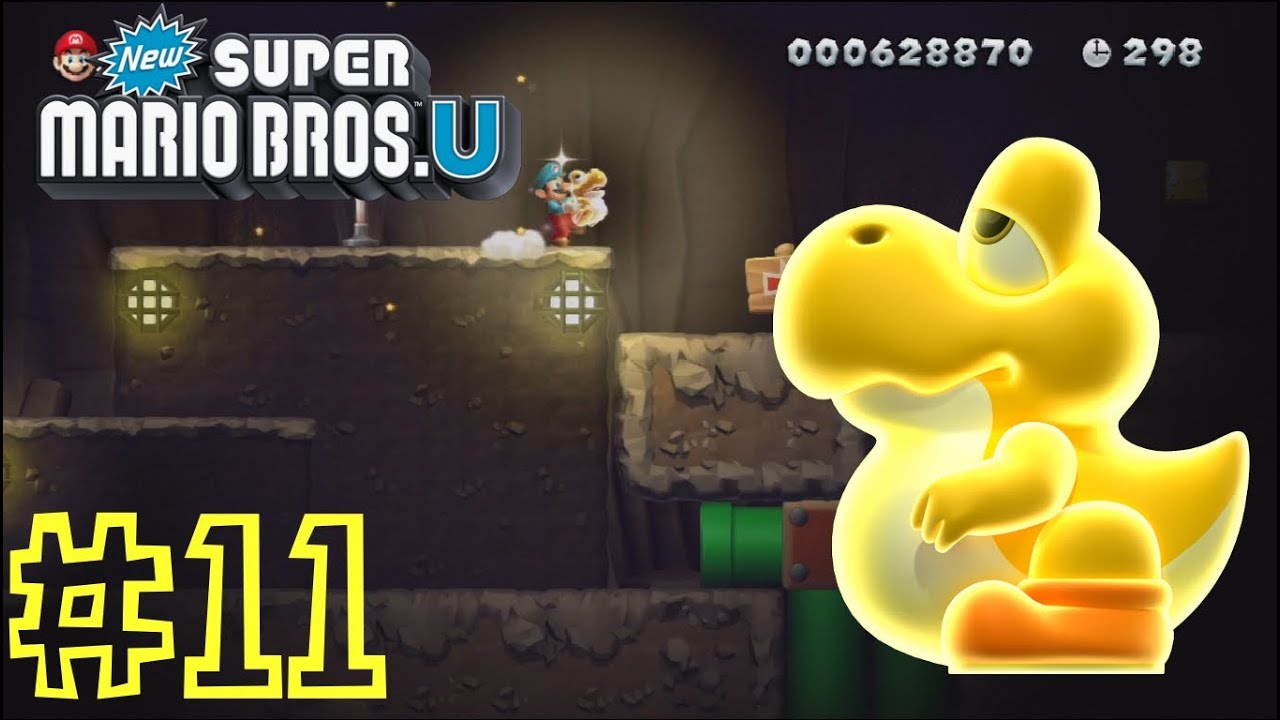 New Super Mario Bros. U -- Layer-Cake Desert-3: Fire Snake Cavern - YouTube