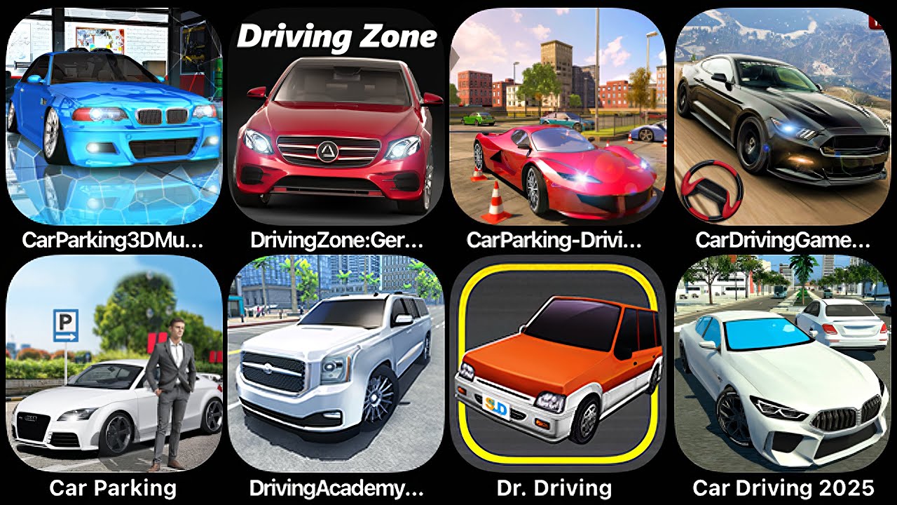 Car Parking 3D, Driving Zone, Car Parking-Driving School, Car Driving ...