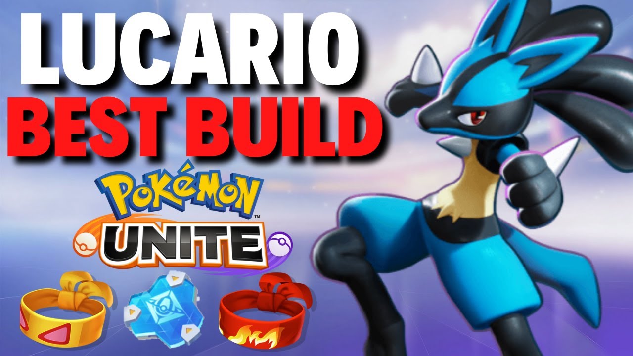 BEST BUILD FOR LUCARIO TO CARRY GAMES | POKEMON UNITE - YouTube