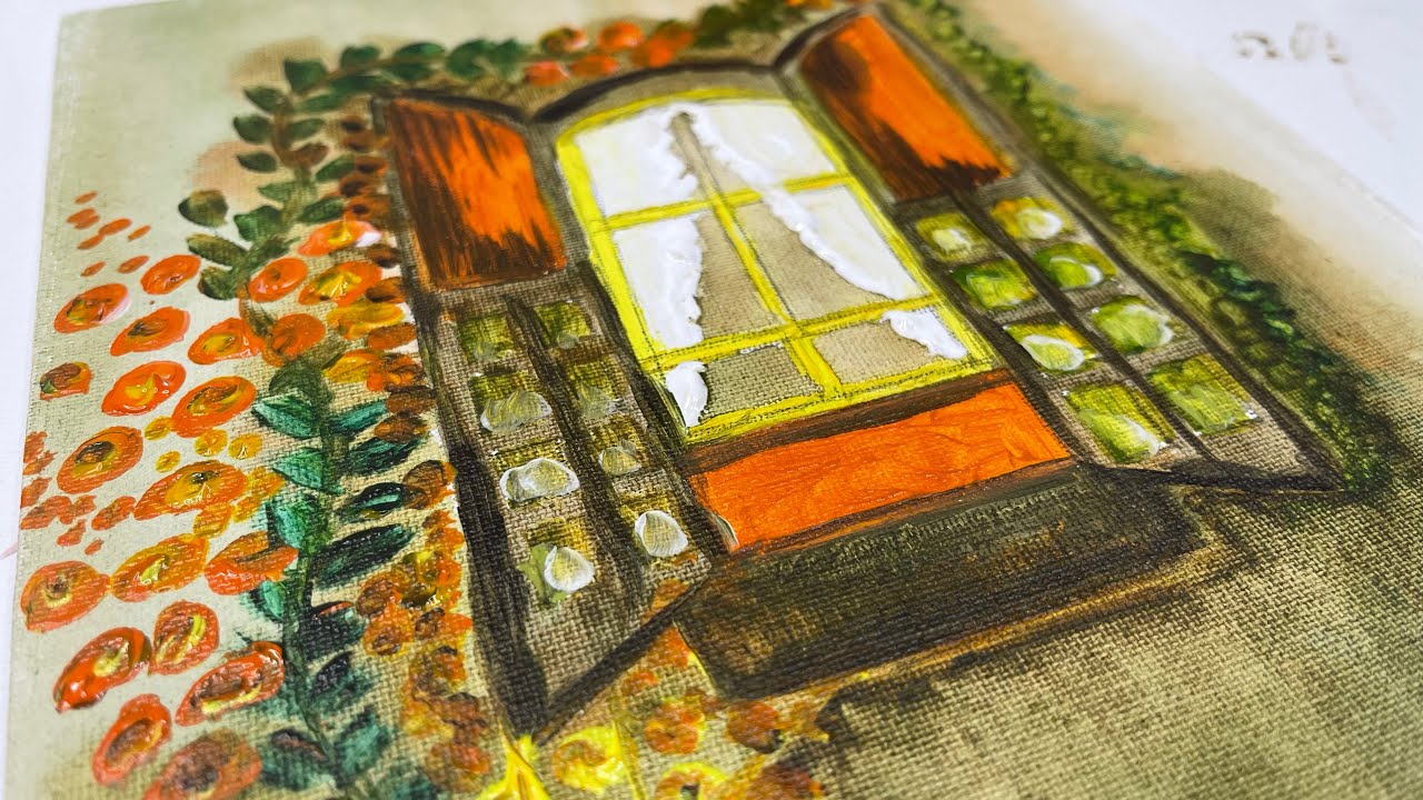 Dream window with natural view drawing - YouTube
