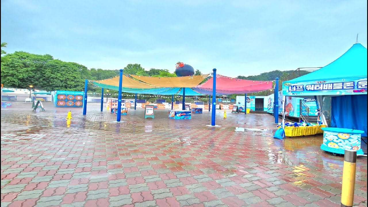 에버랜드 2022 썸머워터펀 축제 시즌 축제컨텐츠 지역 너프 워터배틀존 에 송출된 오리지널 Bgm 모음 영상직접