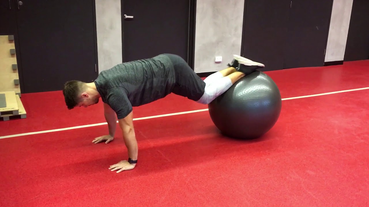 Basic Ball Knee Tuck - YouTube