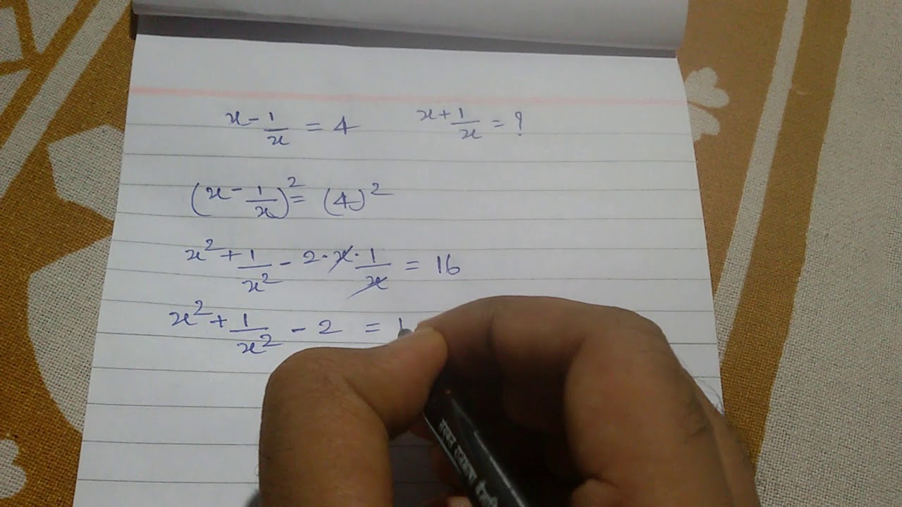 Simple algebra question - YouTube