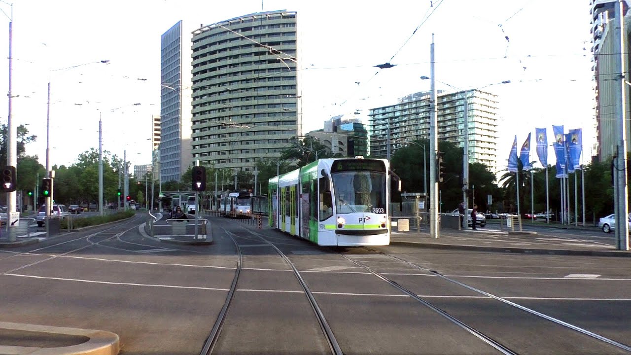 Tram Driving through The Domain Melbourne SO MUCH HAS CHANGED - Metro ...