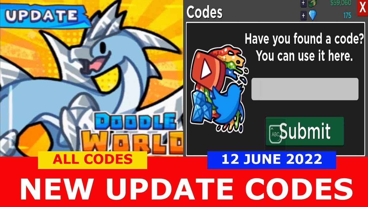 NEW UPDATE CODES [SUMMER/2X CHAINS] ALL CODES! Doodle World ROBLOX | 12 ...