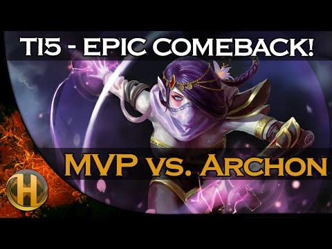 Dota 2 TI5 EPIC COMEBACK - MVP vs. Archon - YouTube