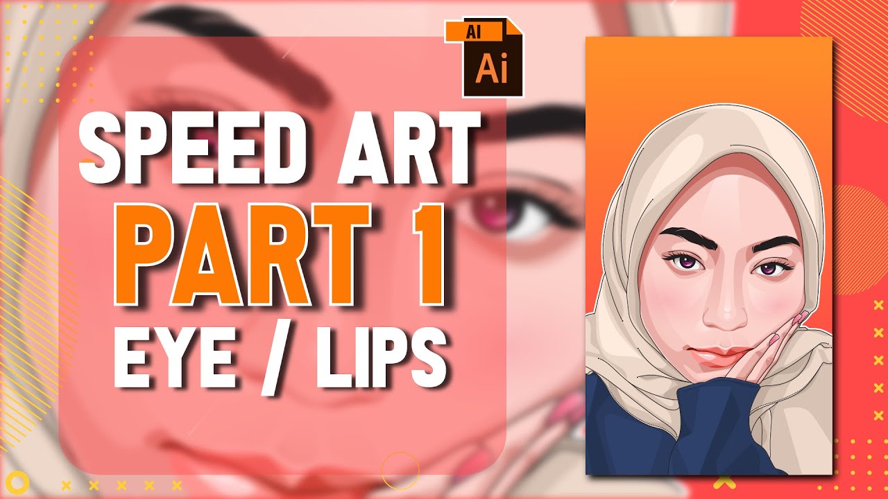 Vector Portrait Adobe Illustrator | Vector Art | Vector Portrait ...
