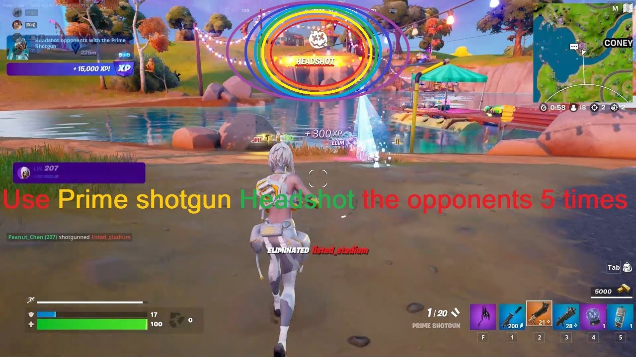 Headshot opponents with the Prime Shotgun - Fortnite - YouTube