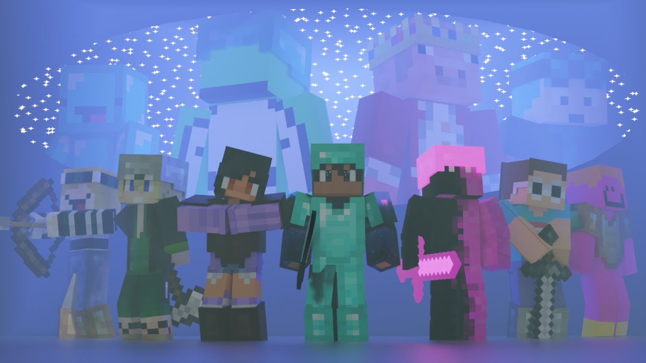 Sky Wars:Battle of Youtubers (Minecraft animation) - YouTube