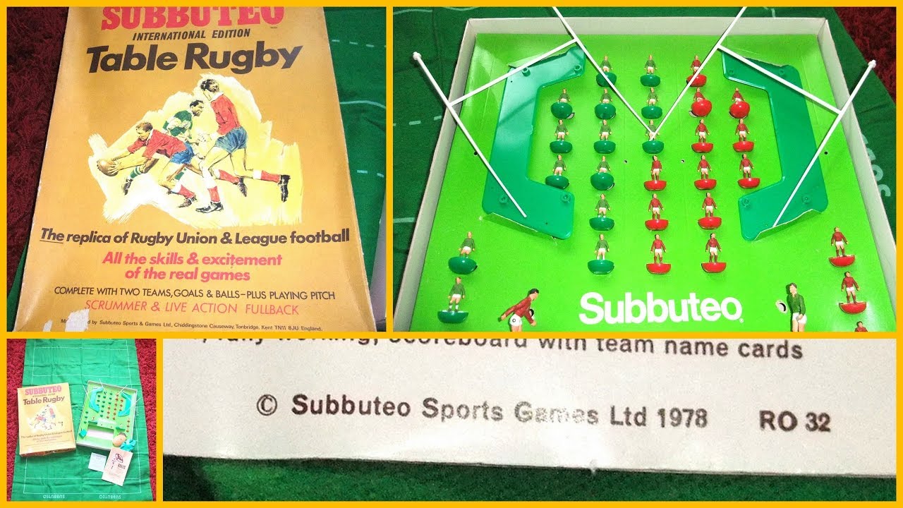 This Subbuteo Rugby International Edition Vintage 1978 Great Condition ...