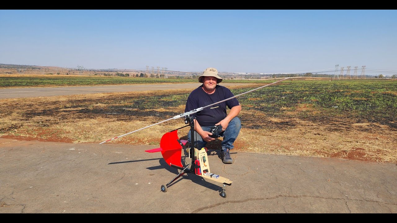 Scratch built Gyro Copter , built and flown by De Wet Heydenrych (4K ...