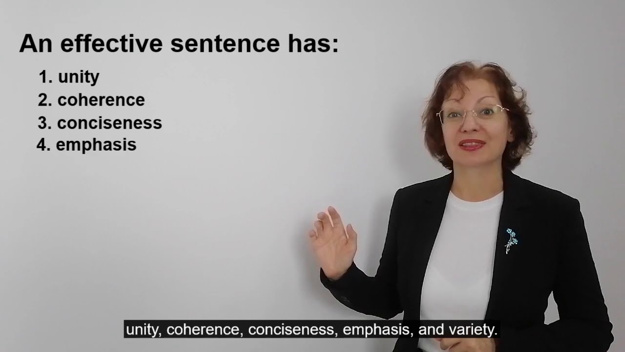 5.8. Effective Sentences / Sentence / English Writing - YouTube