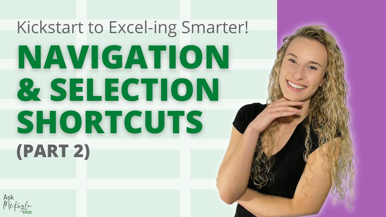 Navigation & Selection Shortcuts (part 2) - YouTube