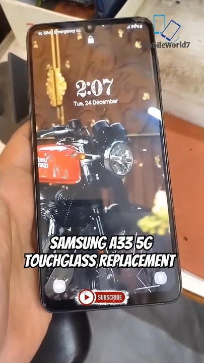 Samsung A33 5G Broken touchglass replacement #shorts #ytshorts - YouTube