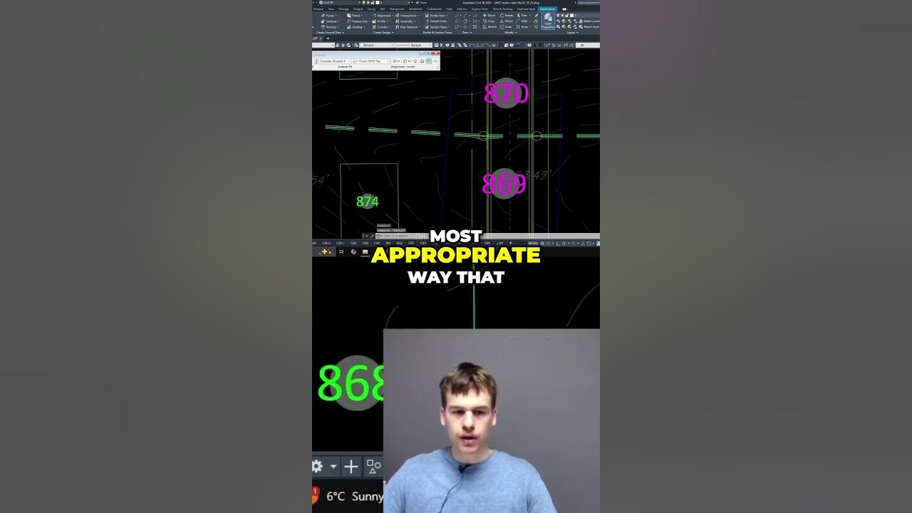 Civil 3D Invert Automation: Mastering Pipe Network Design - YouTube